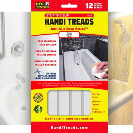 Stop-the-Slip Shower & Bath Strips Reduce Falls In The Bathroom